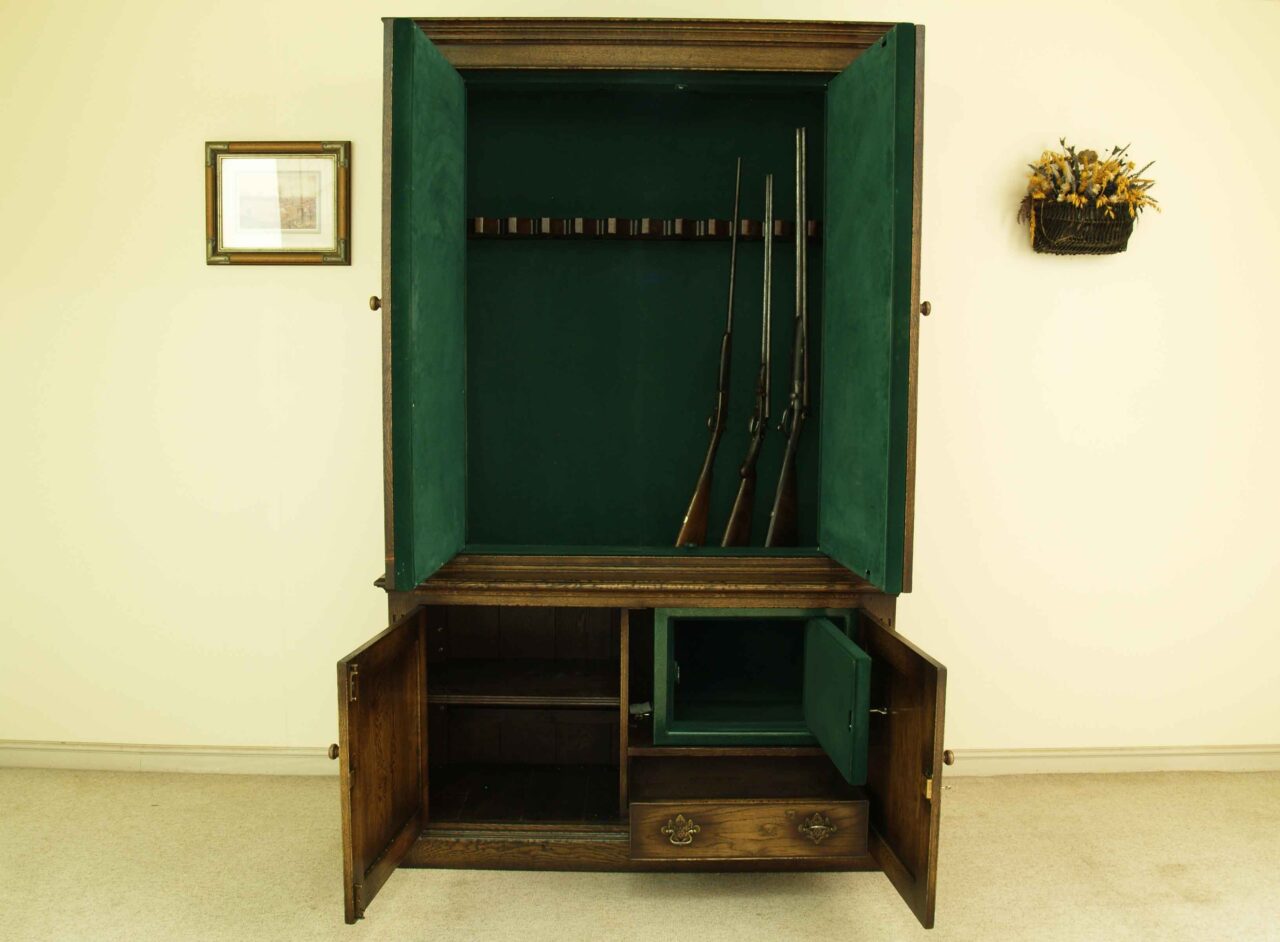 Bespoke furniture shotgun and rife cabinets and cupboards