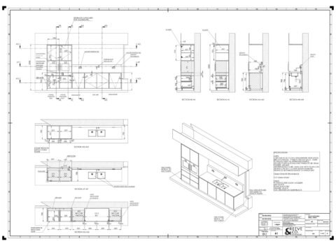 Bespoke Kitchen Design Drawings | Hand-Drawn & CAD Plans | Reeve & Co